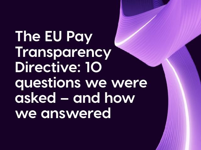 The EU Pay Transparency Directive: Benifex answer 10 questions.